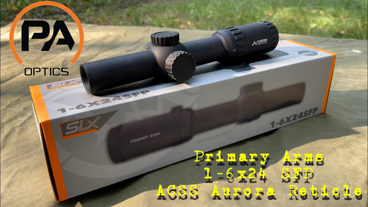 Primary Arms SLx 1-6x24mm SFP Rifle Scope Gen III - Illuminated ACSS ...