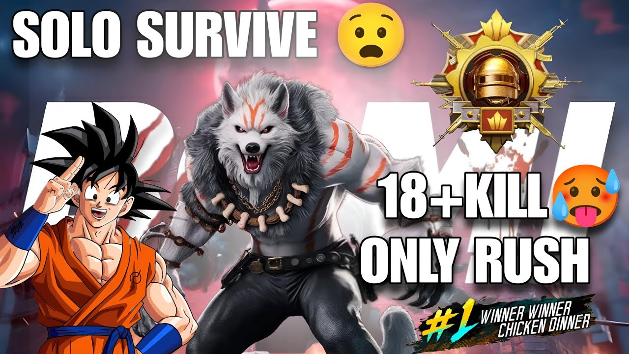 MY NEW HARDEST GAMEPLAY OF THE NEW SEASON AGAIN😱 BGMI SOLO 🥵 SURVIVE 18 ...