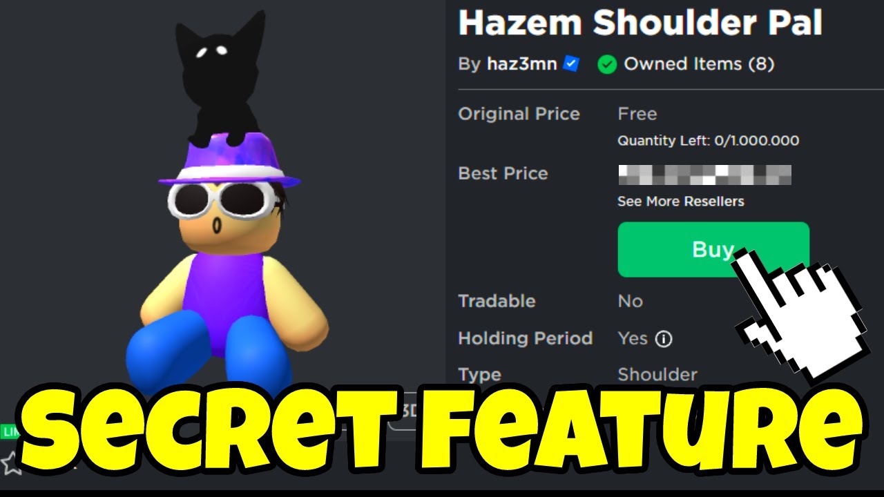 Hazems New LIMITED Item Has A INSANE SECRET - PLS DONATE💸 - YouTube