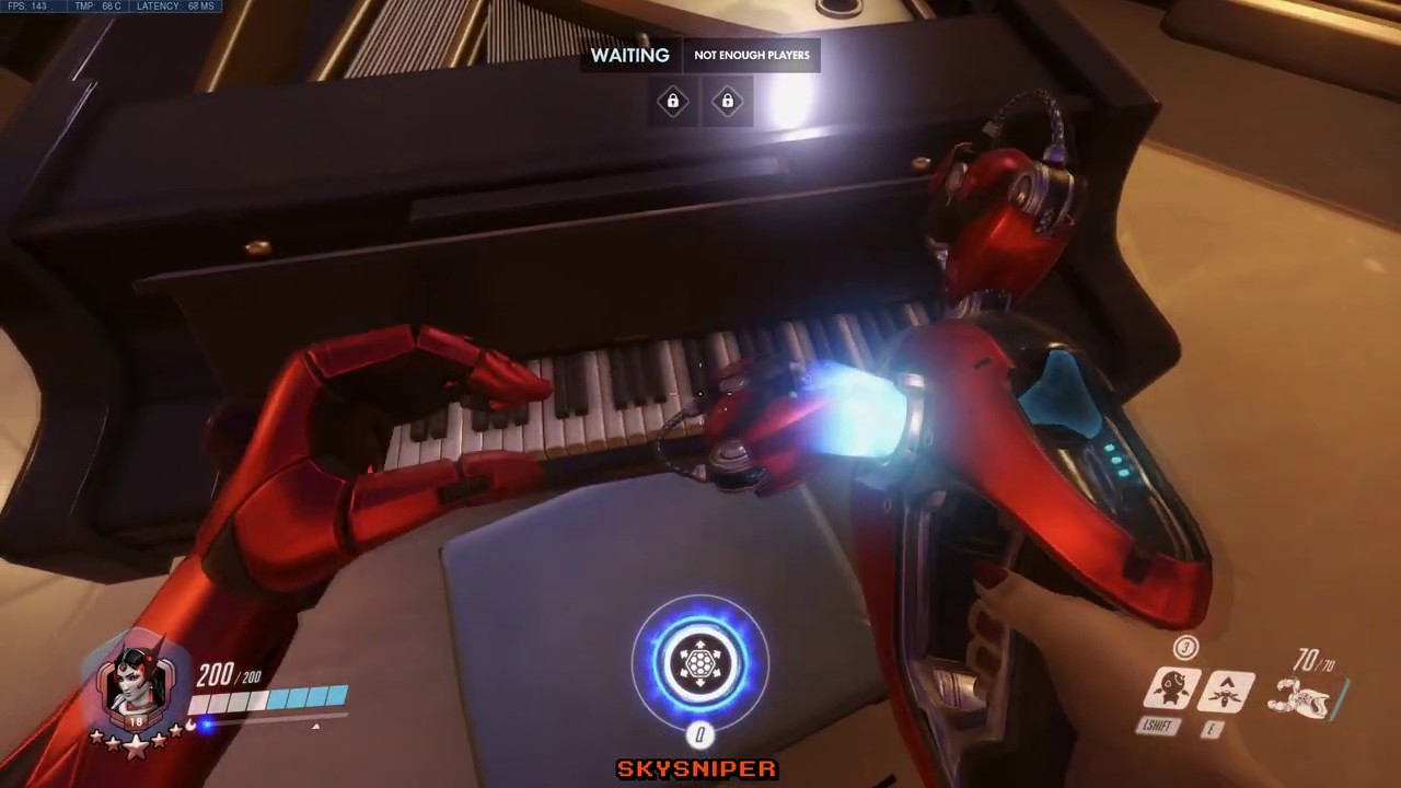 Toss a Coin to Your Witcher (Overwatch Piano) - YouTube