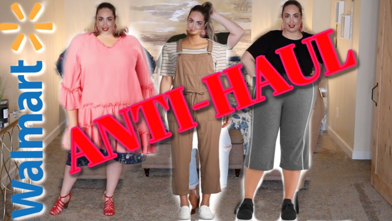 HORRIBLE!! Walmart Plus Size ANTI HAUL - YouTube