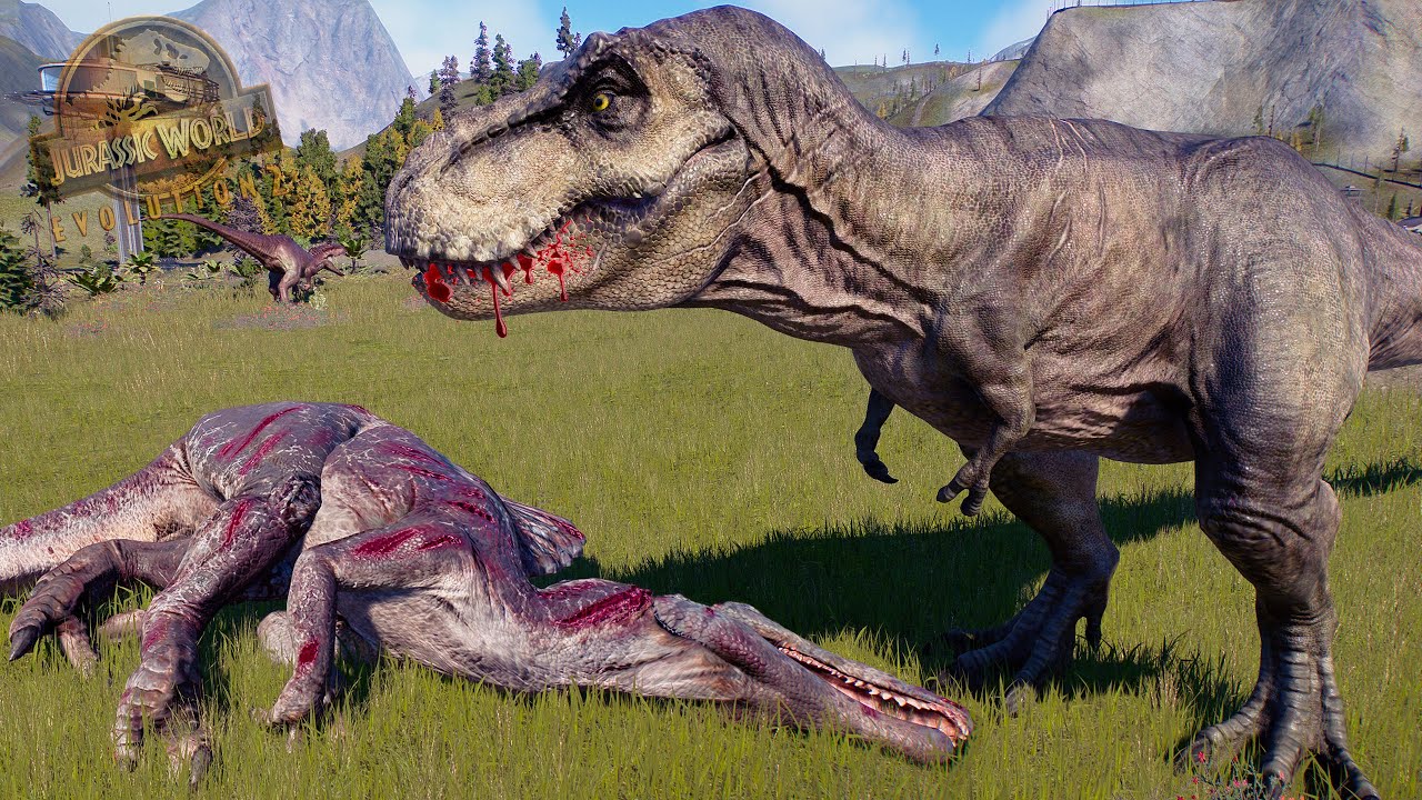 LA ULTIMA TIRANOSAURUS REX DEL PARQUE DE DINOSAURIOS! dinosaurio ...