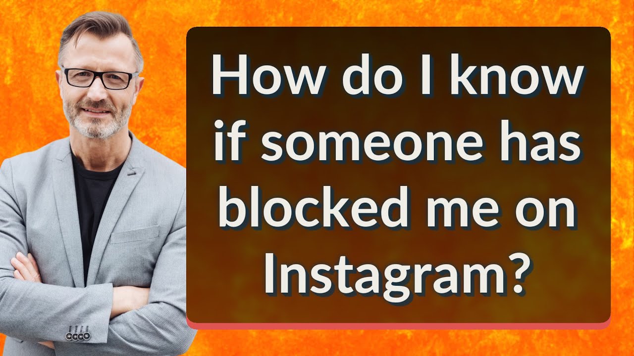 How do I know if someone has blocked me on Instagram? - YouTube
