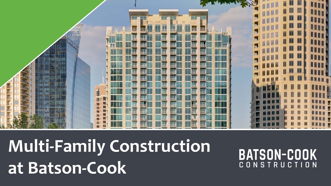 Multi-Family Construction at Batson-Cook Construction - YouTube