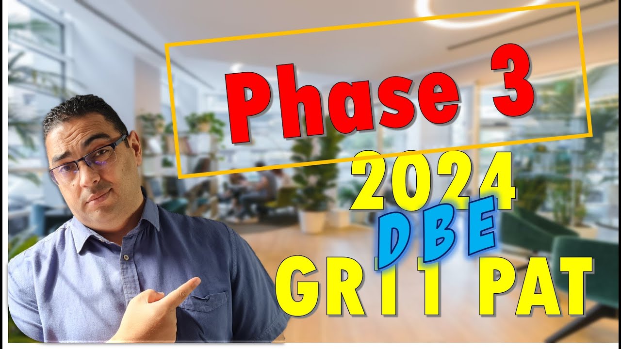 Grade 11 | CAT | PAT | Phase 3 | 2024 - YouTube