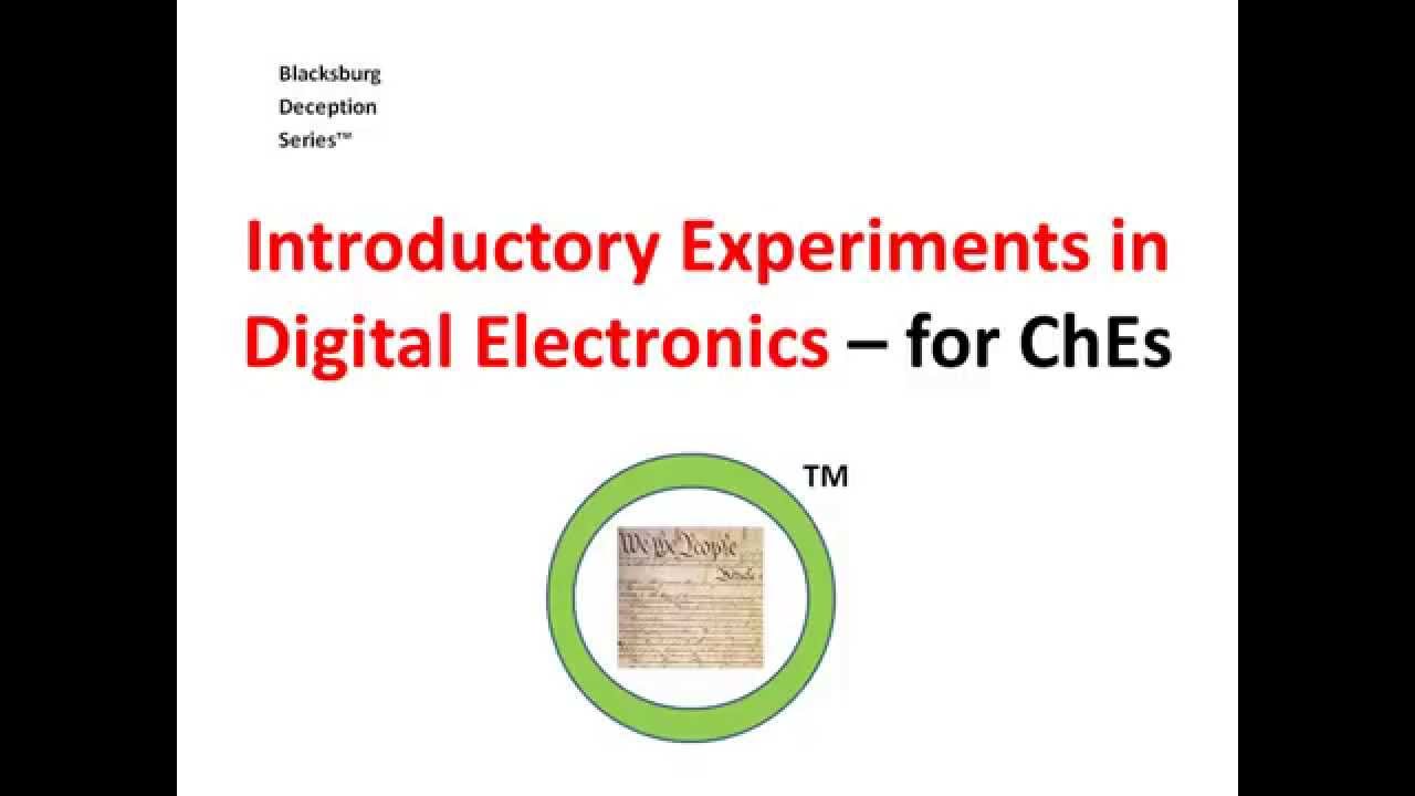 Introductory Experiments in Digital Electronics 18 with narration - YouTube
