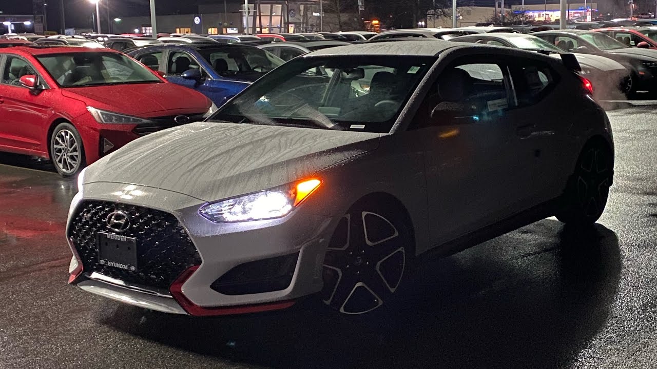 2020 Hyundai Veloster N At Night - YouTube