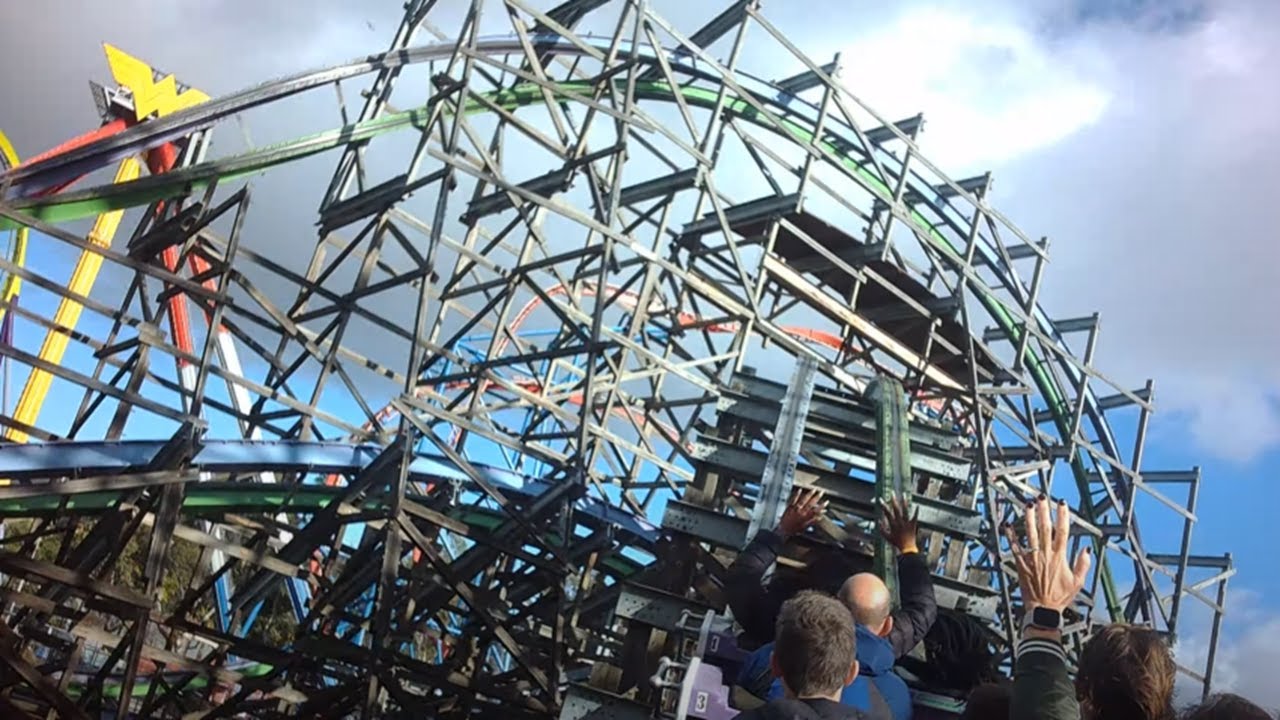 Joker - Six Flags Discovery Kingdom - Row 6 (4K HD POV) - November 2024 ...