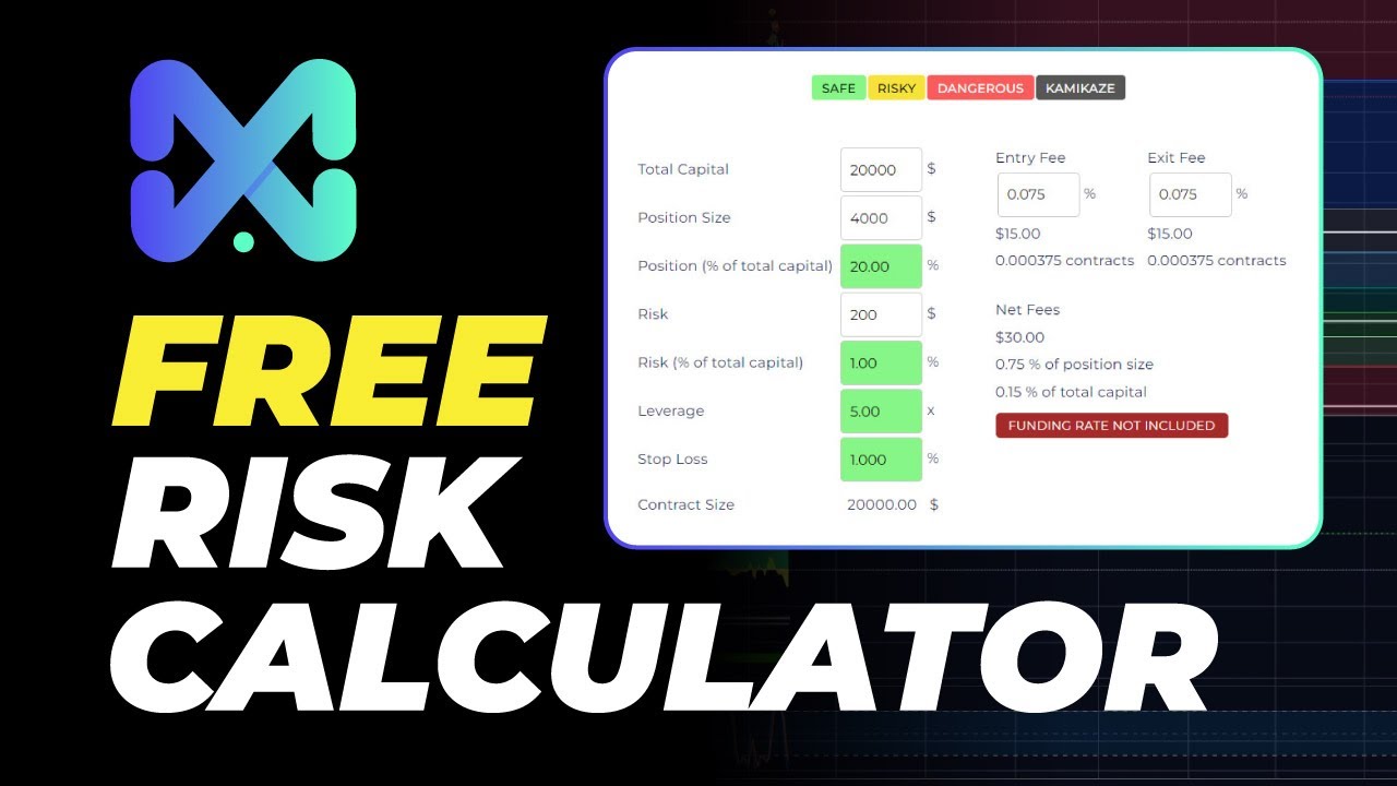 FREE risk calculator for BETTER FASTER TRADES - YouTube