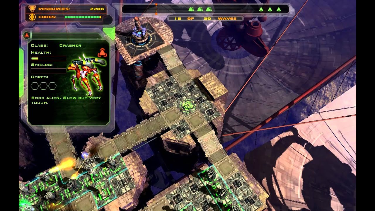 Defense Grid : Focal Point | Green Tower Only | Gold - YouTube