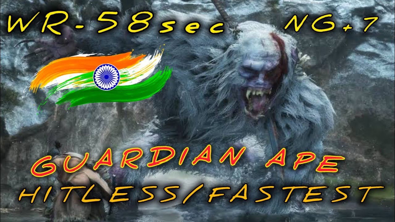 🇮🇳RECORD (0:58 )HITLESS/FASTEST Guardian Ape Sekiro Seconds #sekiro # ...