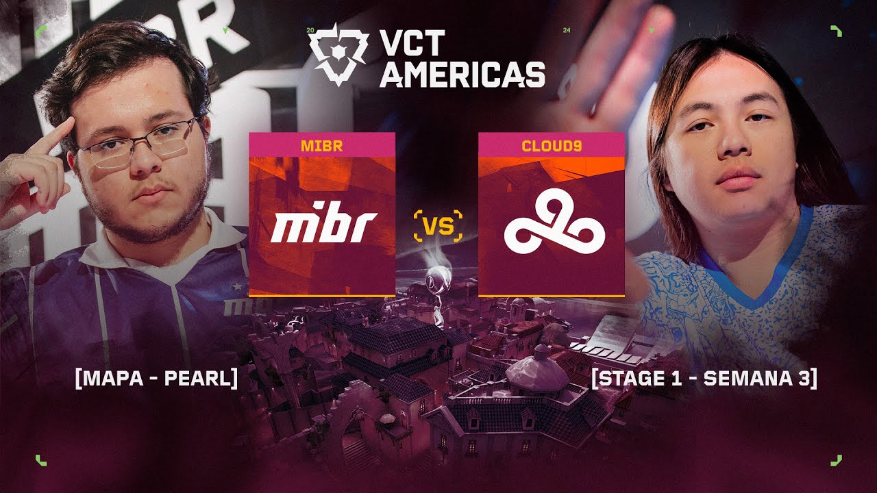 MIBR vs C9 — VCT Americas Stage 1 — Semana 3 Día 3 — Mapa 1 - YouTube