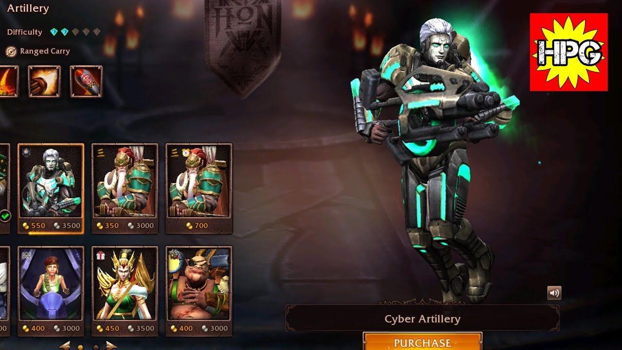 HoN Artillery Gameplay - fawclap - 1854 MMR - YouTube