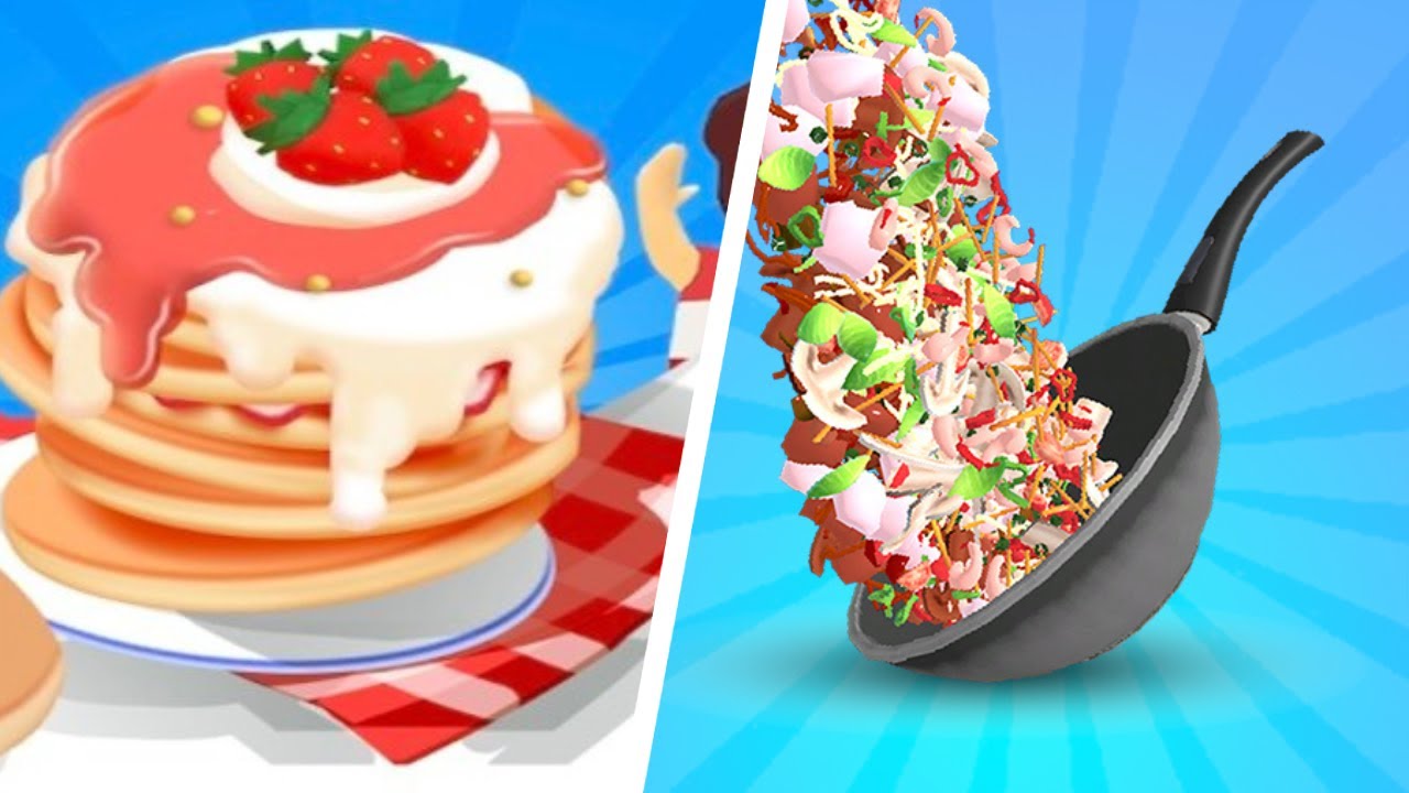 Noodle Run vs Pancake Run - All Levels Gameplay Android,ios - YouTube