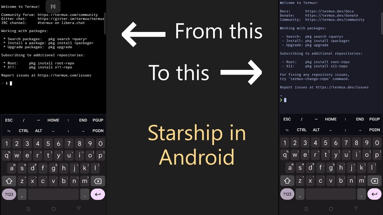 Starship installation in android | Termux installation in android ...