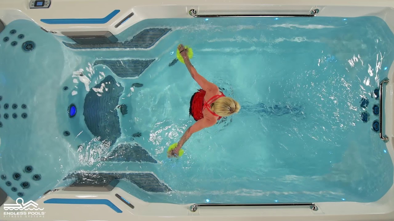 Low Impact Water Workouts: Chest Fly exercise - YouTube