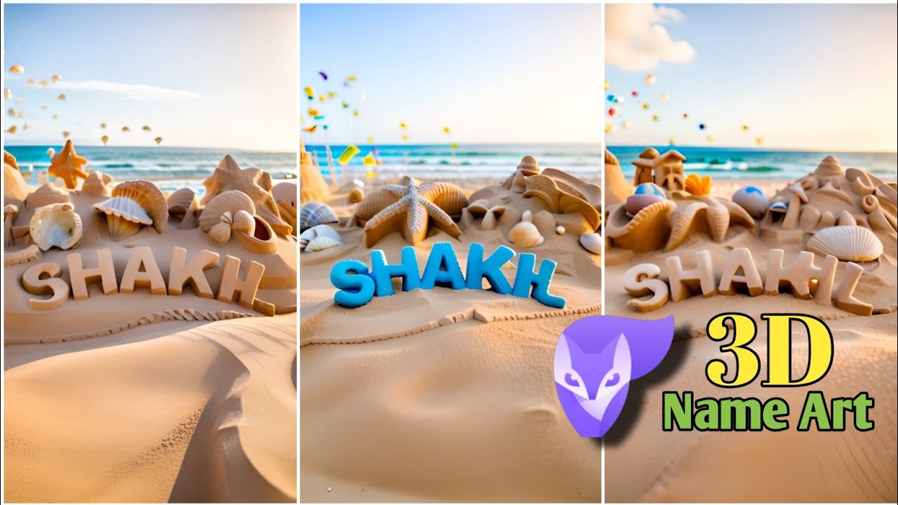 New Viral 3D Name Art Edit || ভাইরাল 3D নাম আর্ট ভিডিও || 2023 || Tending Video || MH UNIQUE ...