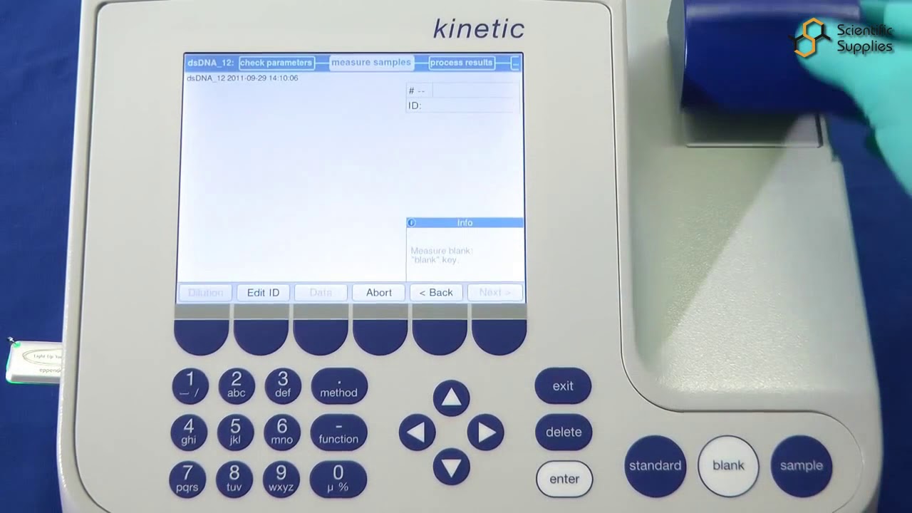 DNA Concentration and Evaluation with Eppendorf Biospectrometer ...