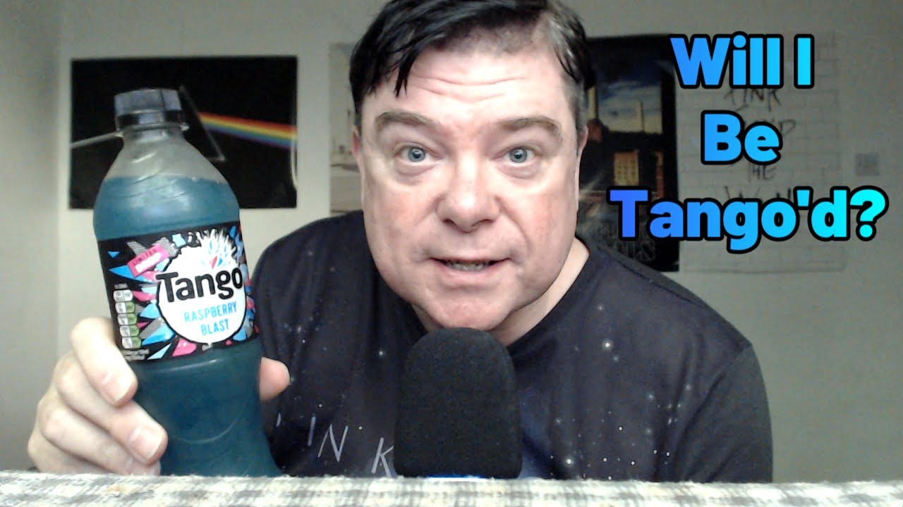ASMR - Drinking Tango Blue Raspberry Blast For The First Time - YouTube