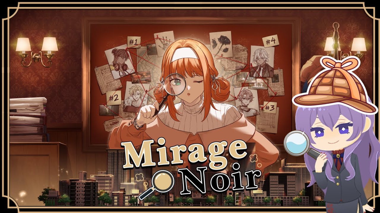 We're on the Case!-Let's Play Mirage Noir (Demo) Visual Novel/Dating ...