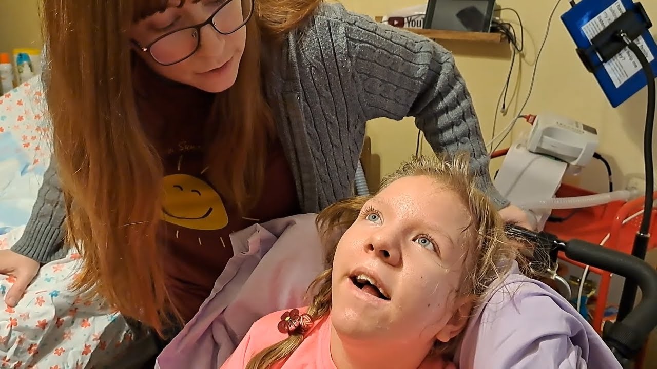 Doing physical therapy with a medically complex child - YouTube