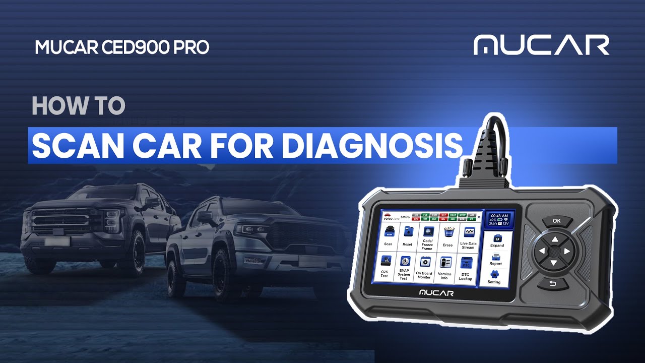 Scan Car For Diagnosis | MUCARCDE900 PRO | User Guide - YouTube