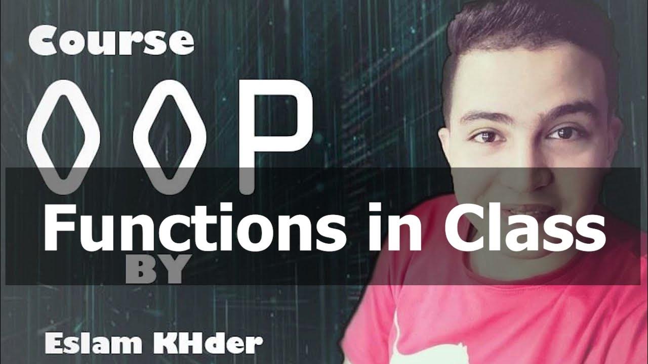 Functions in Class - YouTube
