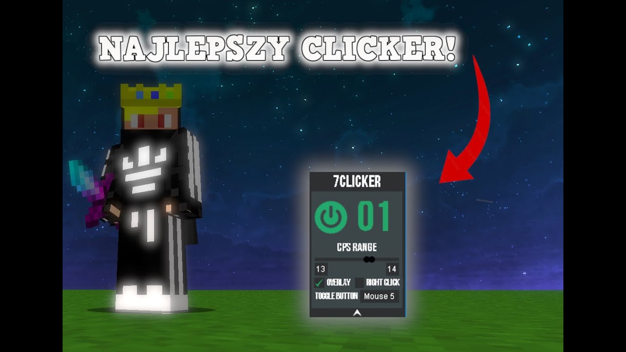 Najlepszy CLICKER do Minecraft PvP! 20CPS 0KB - YouTube