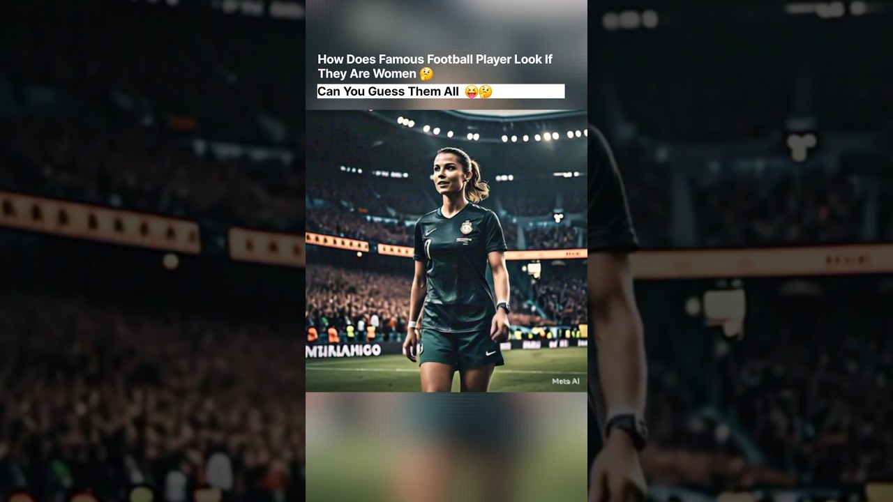 How Does Football Player Look If They Are Women 🤔😝 - YouTube