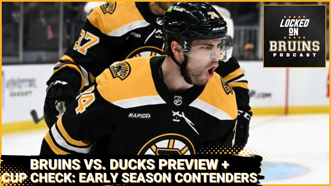 Bruins vs. Ducks Preview, Cup check, and the return of Pooh Bear - YouTube