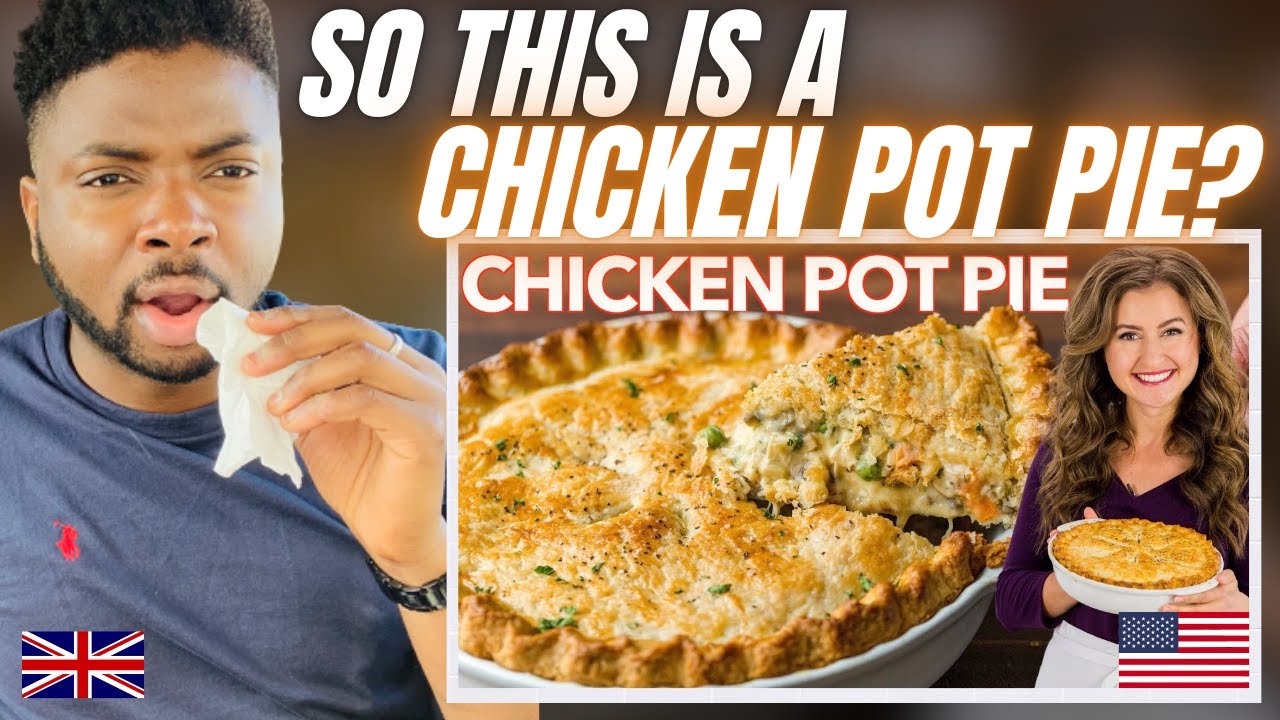 AMERICAN CHICKEN POT PIE! - Brit Reacts - YouTube