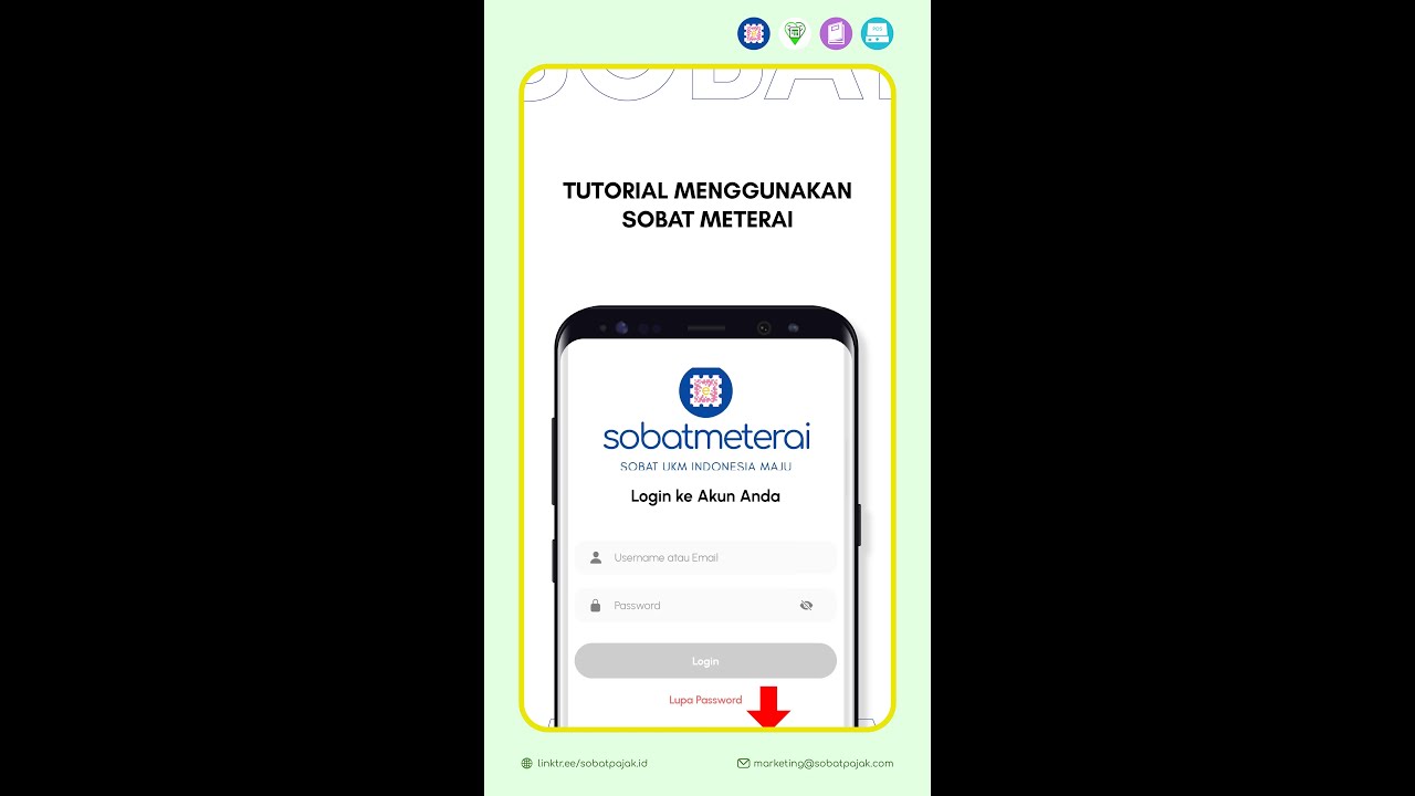 Tutorial Penggunaan Aplikasi Sobat Meterai di Google Playstore - Sobat Pajak - YouTube