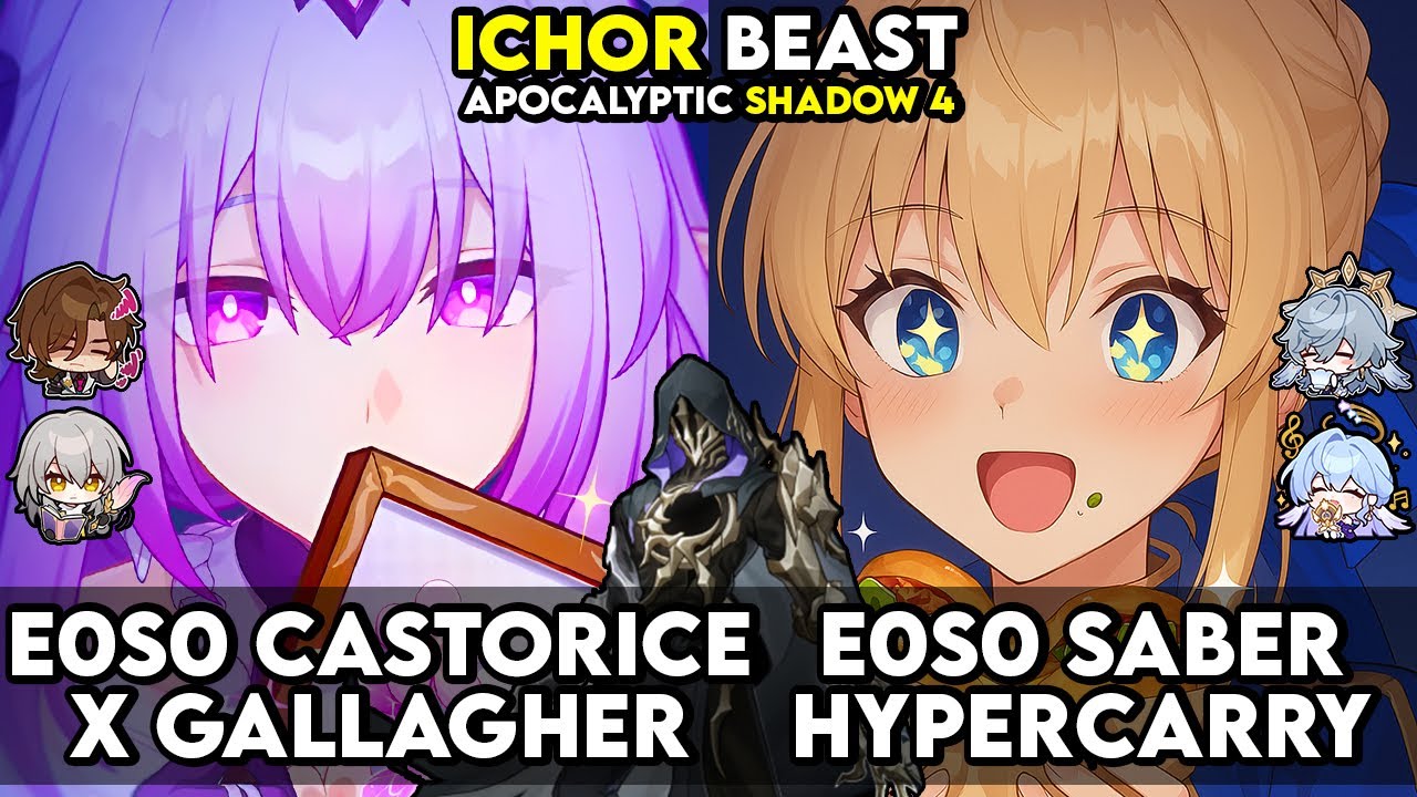 Apocalyptic Shadow 4 | E0S0 Castorice & E0S0 Saber | Apoc 4 | HSR - YouTube