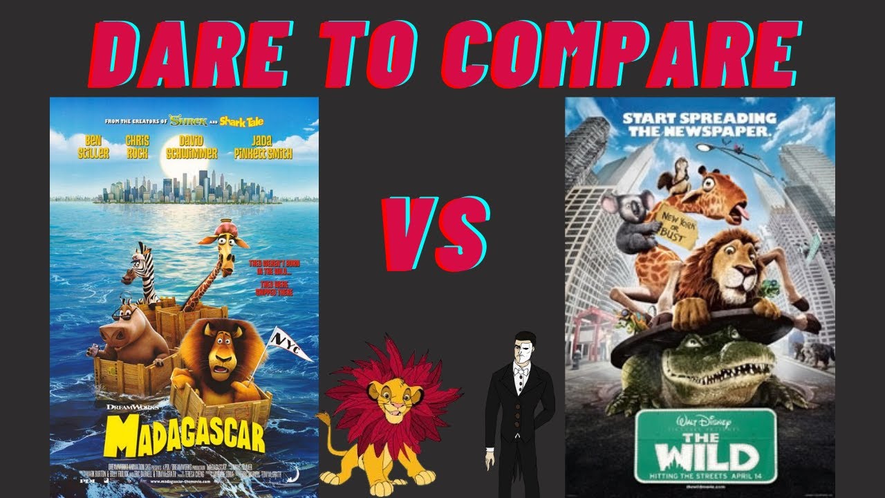 Dare to Compare Madagascar vs The Wild - YouTube