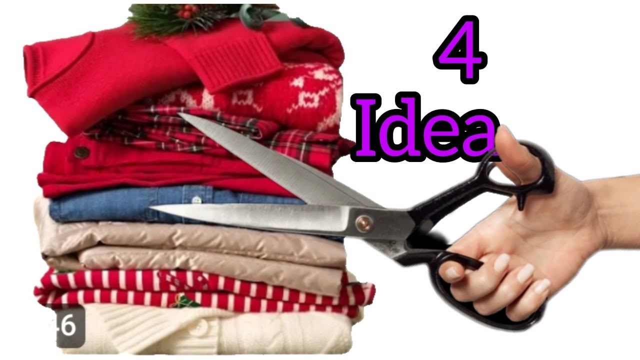 👍💥4 Amazing Ways to Transform Old Clothes and Create Amazing Work from ...