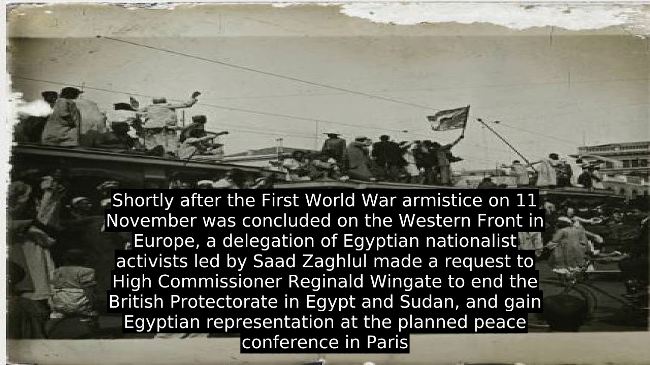 Egyptian Revolution Of 1919 - YouTube