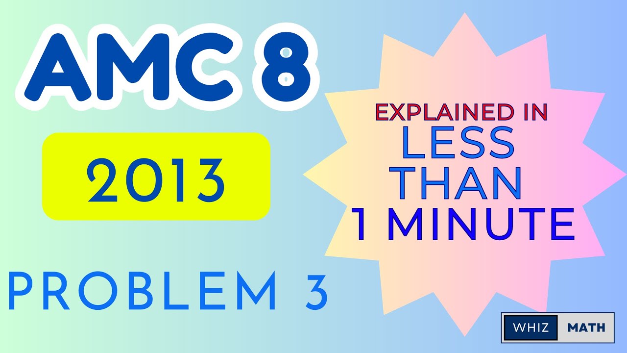 Math 2013 AMC 8 Problem 1 YouTube math-2013-amc-8-problem-1-youtube