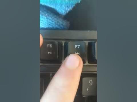 How to press the Function 7(F7) key on a keyboard - YouTube
