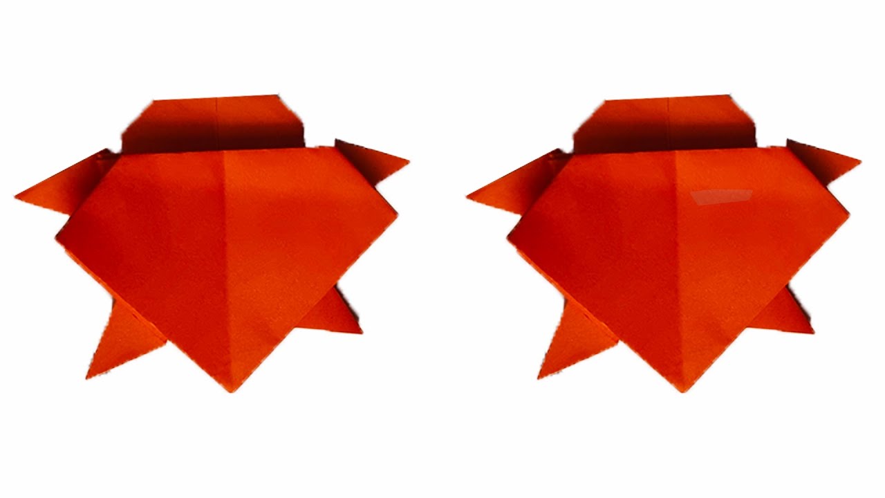 TURTLE Origami Easy Step by Step - YouTube