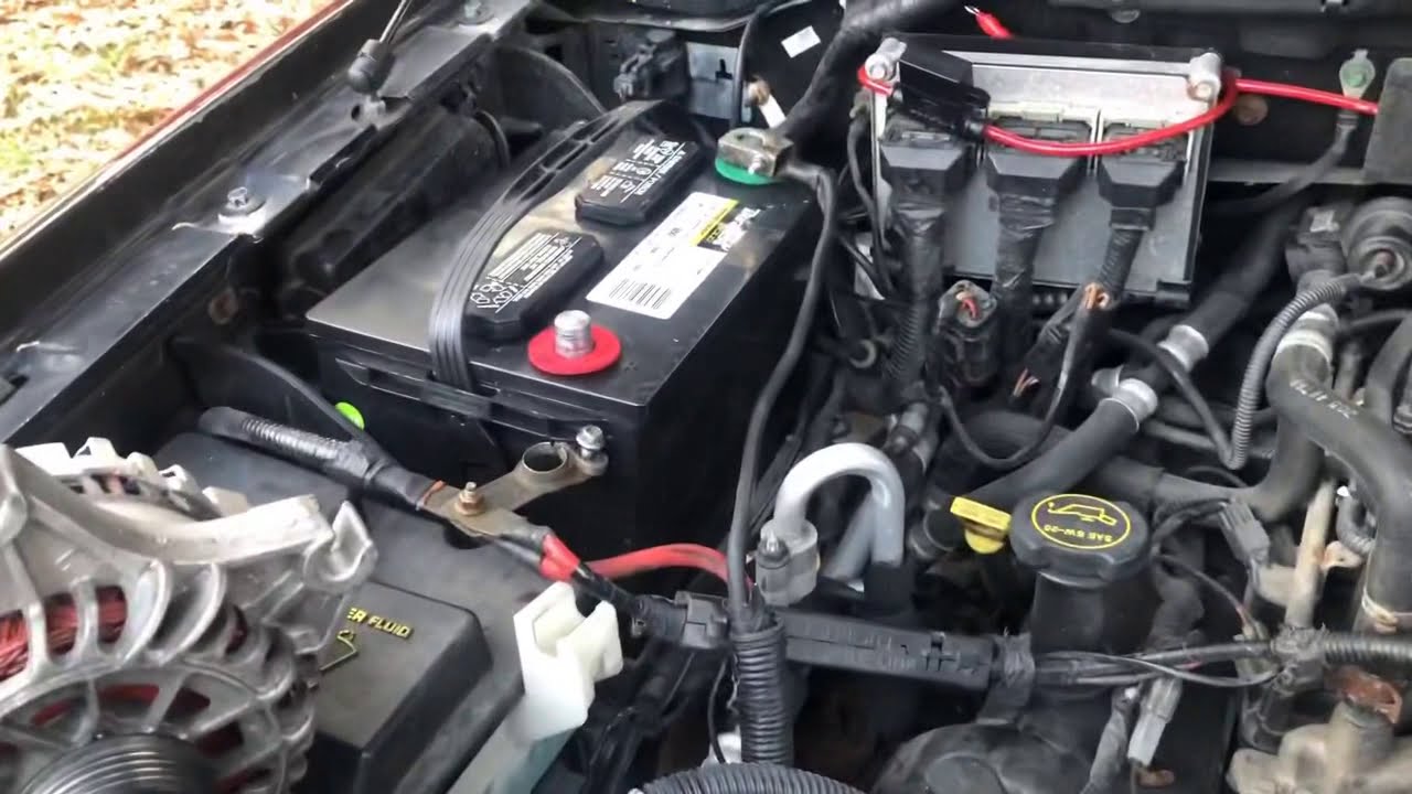 battery draining overnight/batería se drena por la noche 2003 Ford ...