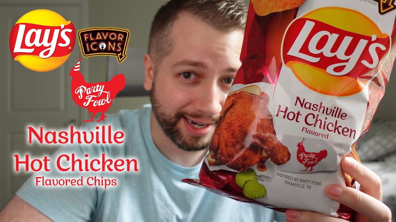 Lay's Nashville Hot Chicken Chips - Party Fowl - Flavor Icons 2020 ...