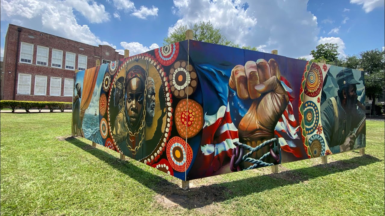 Absolute Equality-Juneteenth Mural Project dedication in Houston TX ...