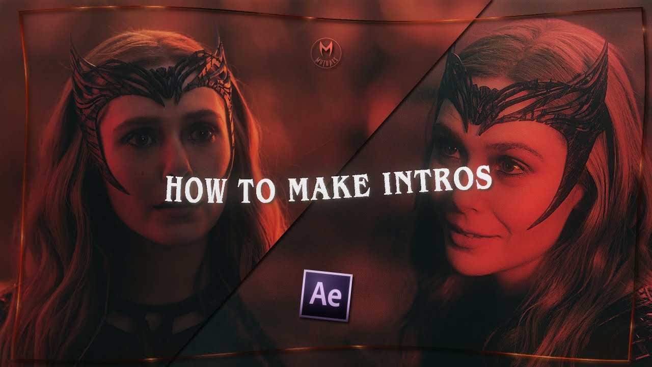 how to make intros - after effects - YouTube