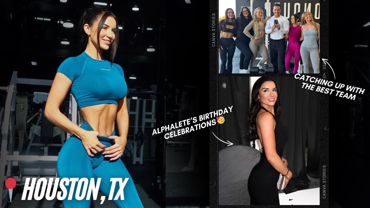 Glute Workout at Alphaland | Alphalete Party BTS | Vlog - YouTube