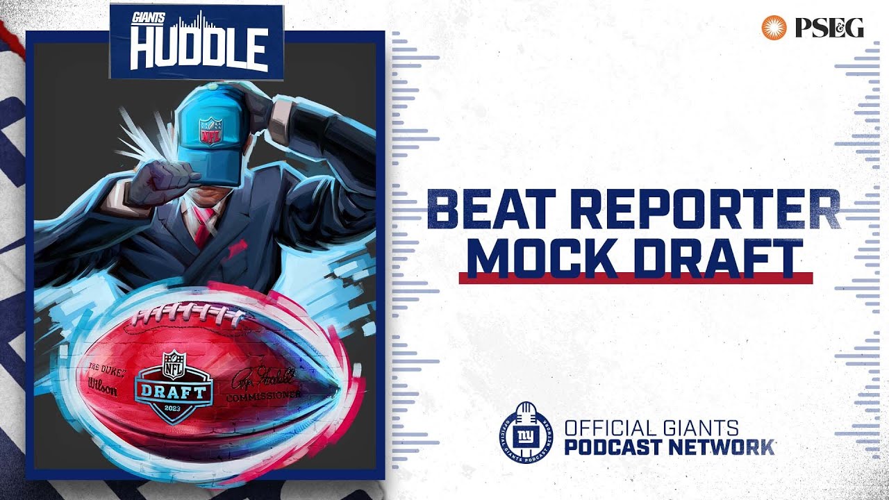 NFL Draft: Giants Beat Reporter Mock Draft | New York Giants - YouTube