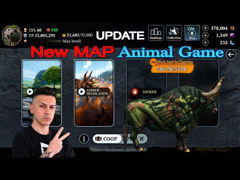 UPDATE New MAP👀 Amber Highlands on Animal Game And The Wolf