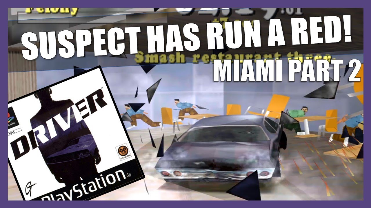 Driver - Miami missions Part 2 - Playstation PS1 playthrough - Lets ...