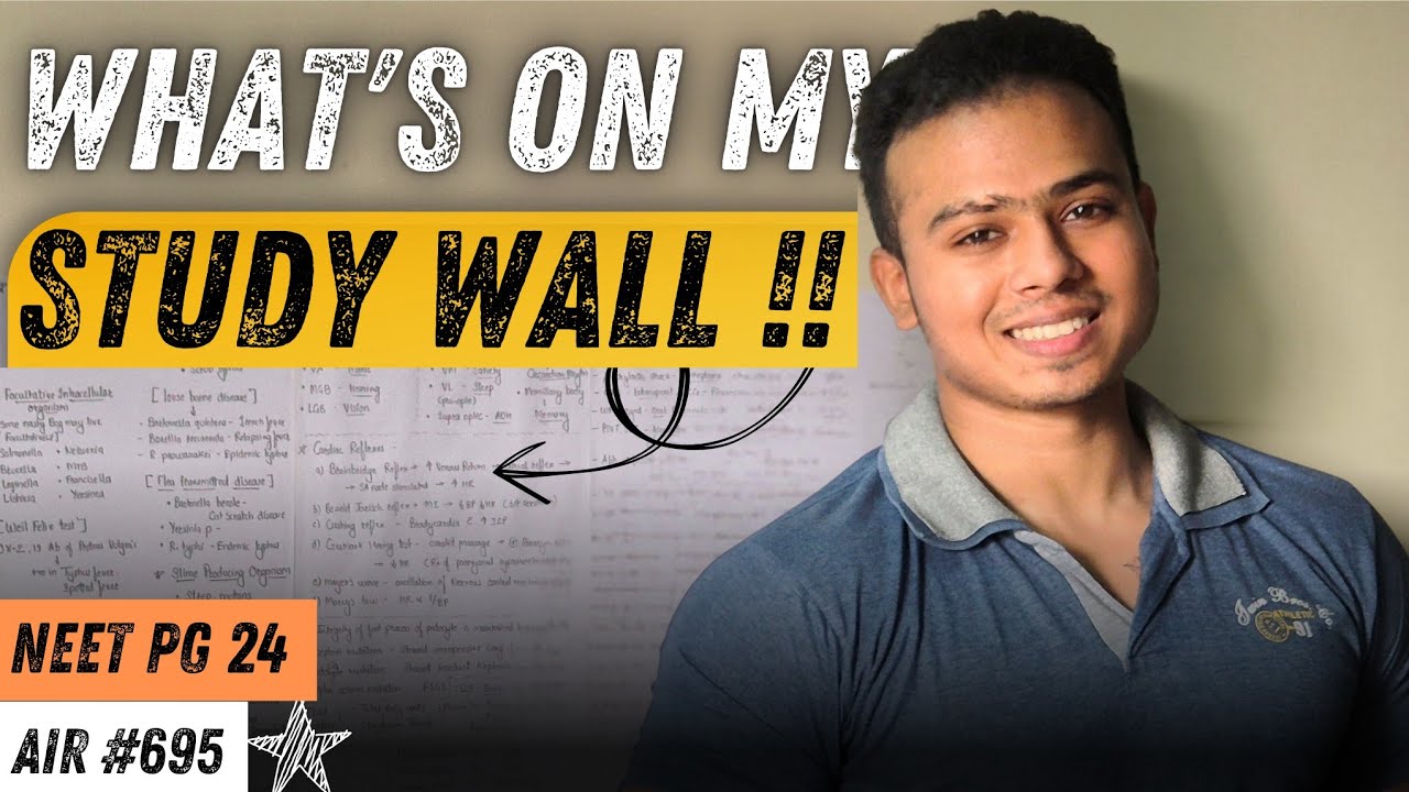 Make your Perfect Neet PG Study wall : Study Smart & Succeed !! Dr ...