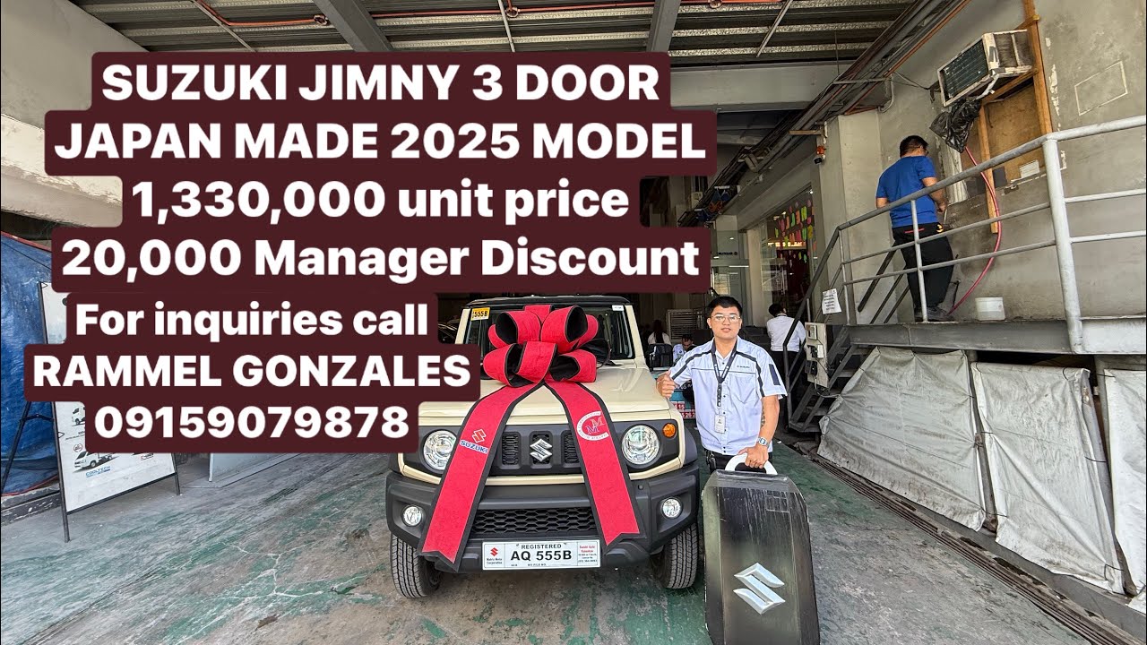 2025 all new Suzuki JIMNY 3 door japan chiffon ivory the best color for ...