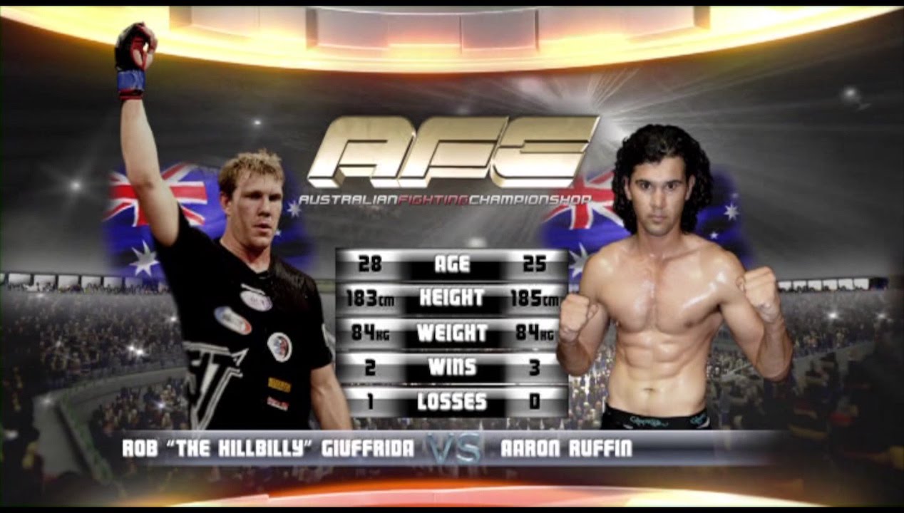 AFC 1 ROB GIUFFRIDA VS AARON RUFFIN - YouTube